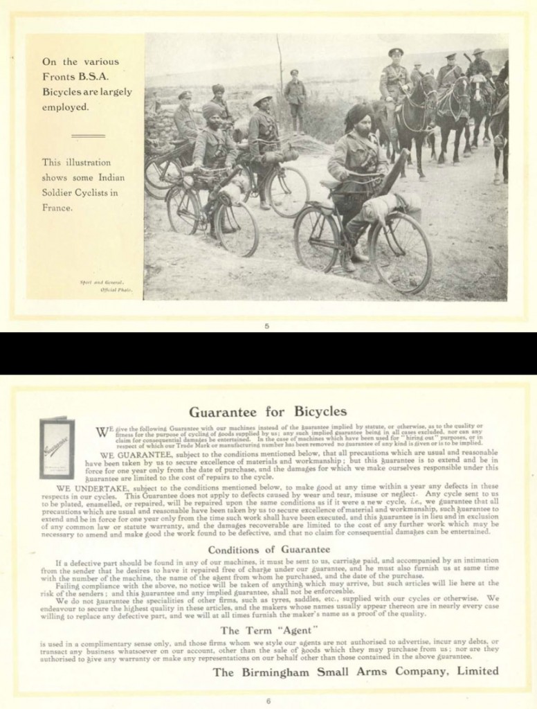 1918 BSA All-Weather Bicycle (with BSA 3-speed gear) – The Online ...