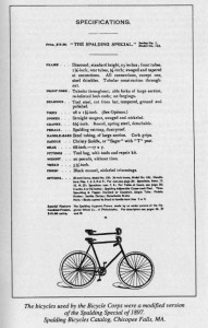 1897 Spalding 25th Infantry Military 'Special' – The Online Bicycle Museum