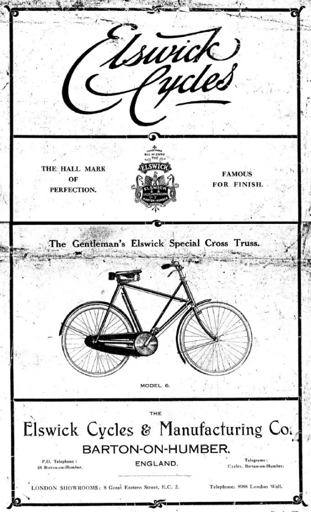 1926 Gentleman's Elswick Popular Cross Truss – The Online Bicycle Museum