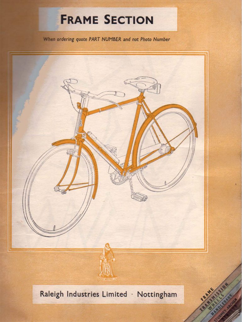 1947-1950 Raleigh 'All-Steel' Cutaway Display Frame – The Online ...