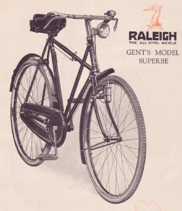 1934 Raleigh Superbe X Frame – The Online Bicycle Museum