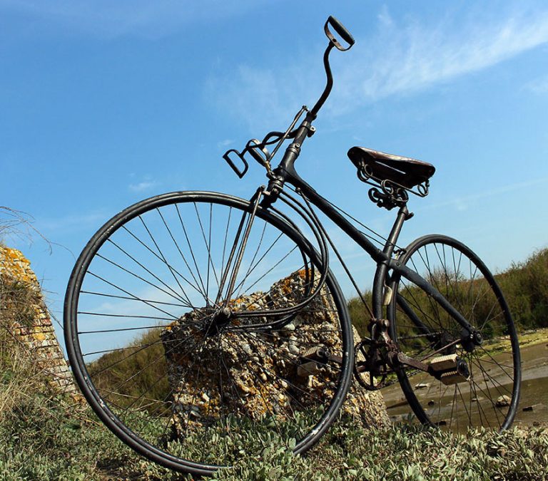 1887 Victor Safety Crossframe Springfork 17 – The Online Bicycle Museum