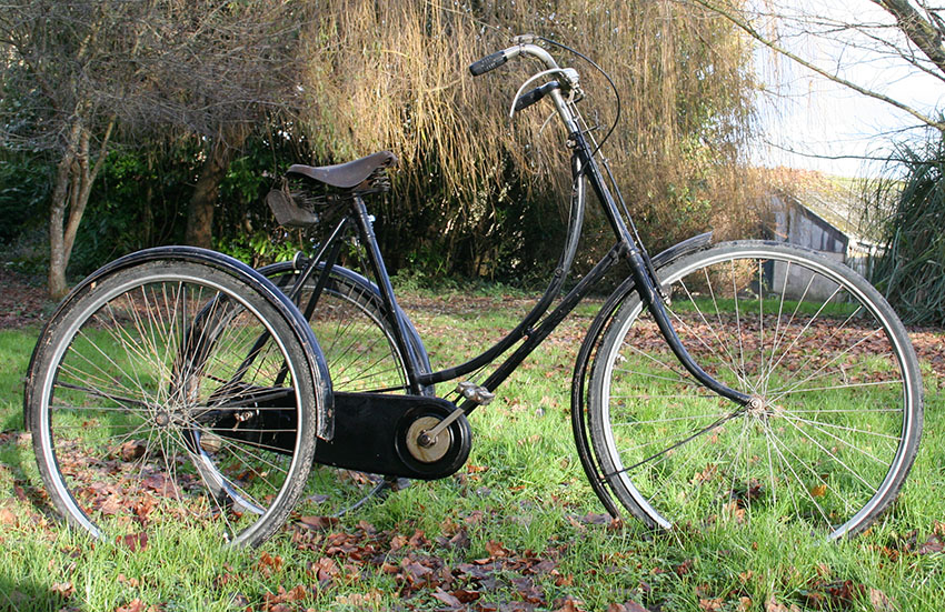 1914 All-Black Golden Sunbeam Tricycle – The Online Bicycle Museum