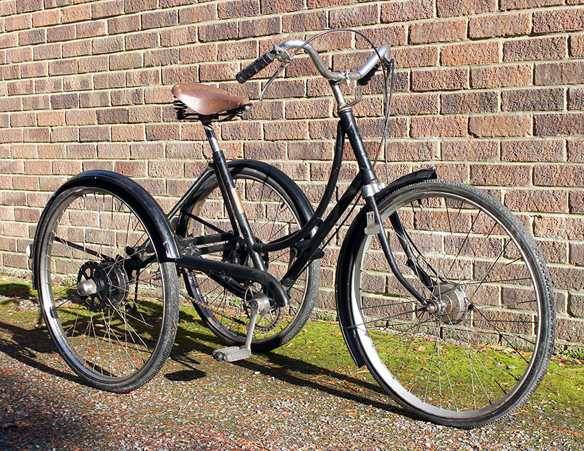 1940s George Fitt Government Contract Tricycle – The Online Bicycle Museum
