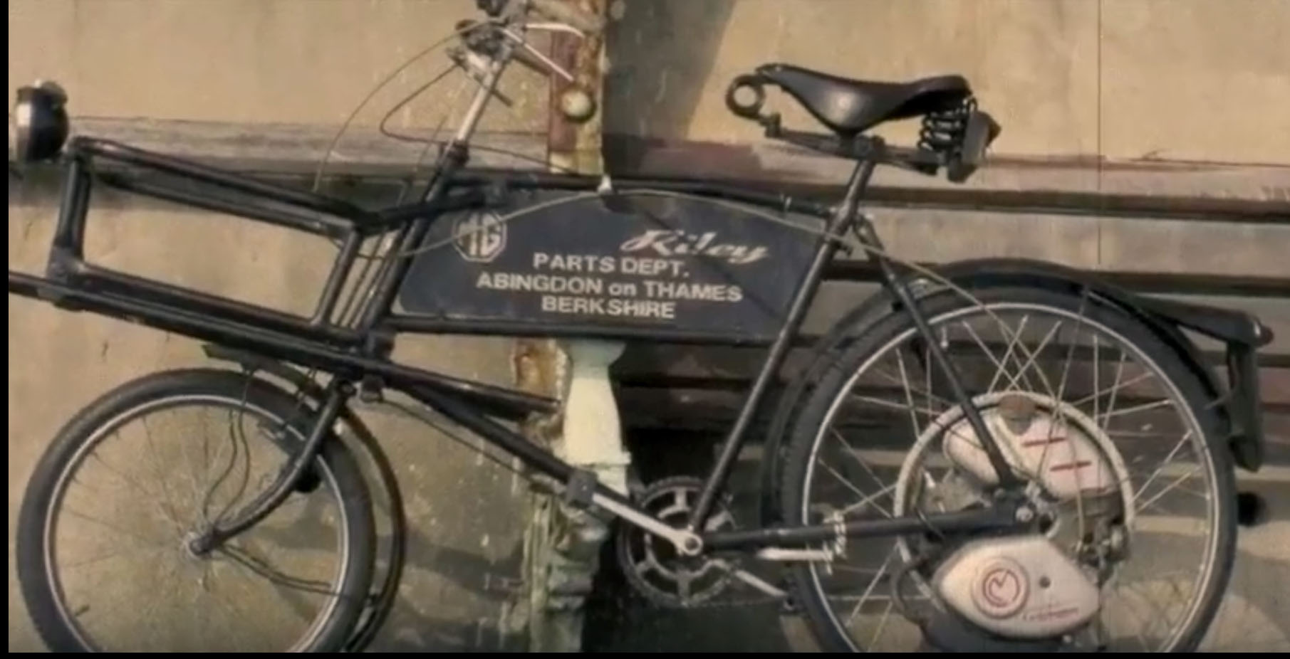 MG & RILEY FACTORY: CYCLEMASTER CARRIER BICYCLE VIDEO – The Online ...