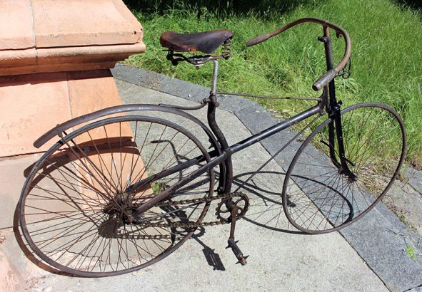1889 Swift Safety Model D crossframe 85 – The Online Bicycle Museum