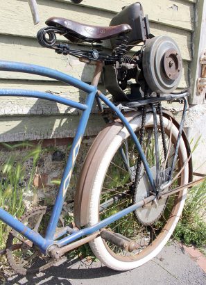 1920-1922 Johnson Motor Wheel on a 1930s Iver Johnson bicycle – The ...