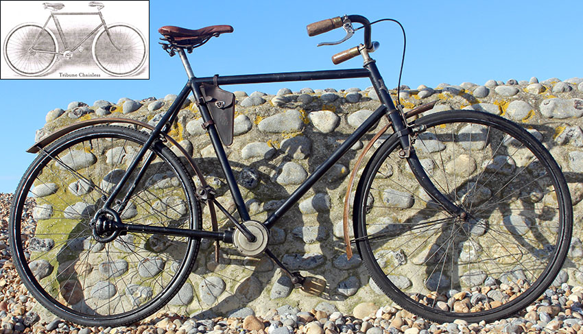 1900 Tribune Chainless 'Model 56' – The Online Bicycle Museum