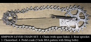 1897 BSA Fittings Machine with Simpson Lever Chain – The Online Bicycle ...
