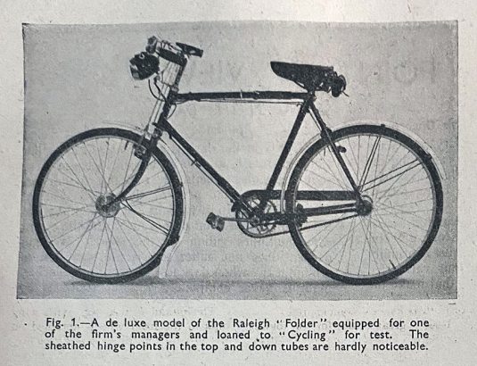 1942 Raleigh Commando Folding Military Bicycle WW2 Prototype – The ...