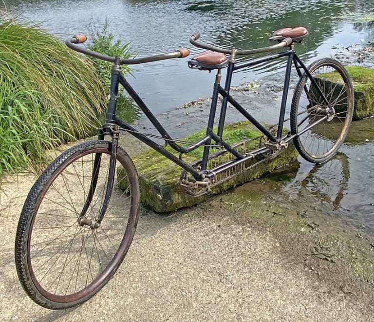 1898 Orient Rear-steering Tandem – The Online Bicycle Museum