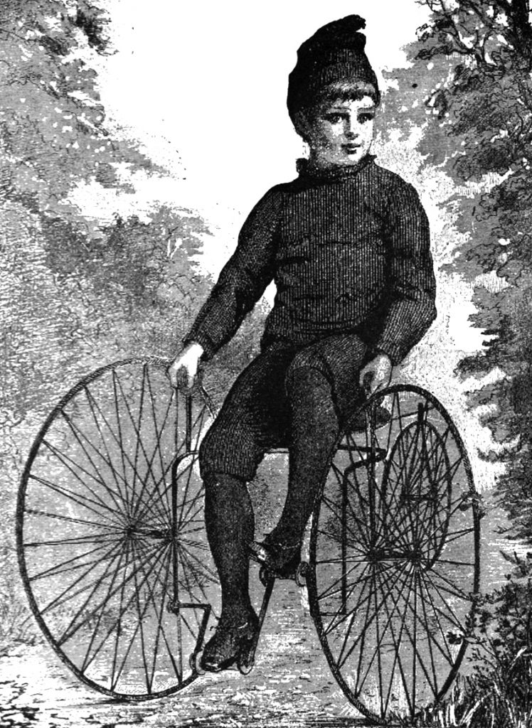 1881 The Favourite Rear-steering Tricycle – The Online Bicycle Museum