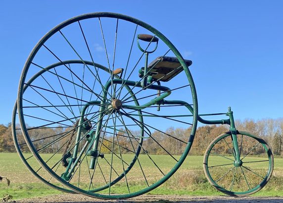 1881 The Favourite Rear-steering Tricycle – The Online Bicycle Museum