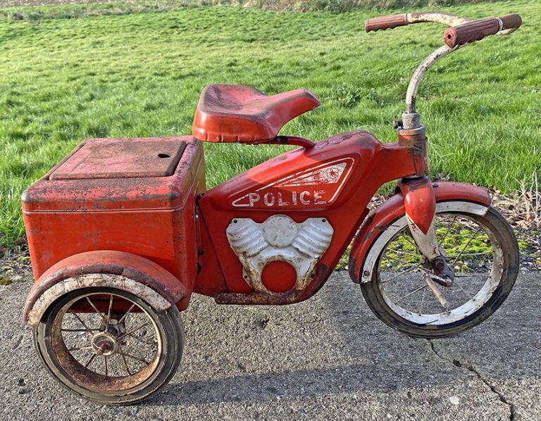 1963 Evans Police Jet Patrol Trike – The Online Bicycle Museum
