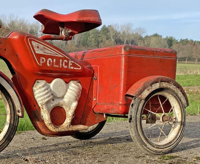 1963 Evans Police Jet Patrol Trike – The Online Bicycle Museum