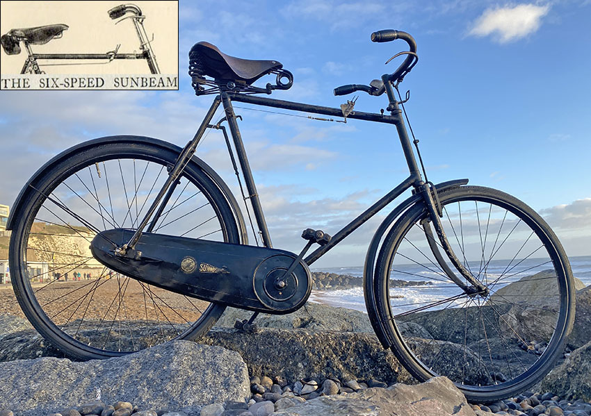 1908 Golden Sunbeam Six Speed 'Model A6' – The Online Bicycle Museum