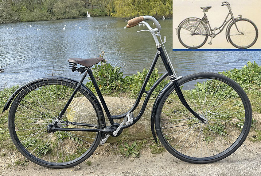 1920 Durkopp Diana Ladies' Cardan (Chainless) – The Online Bicycle Museum