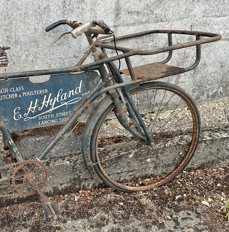 1950s Elswick Hopper Carrier Bicycle (Hyland Butchers, Lancing, Sussex ...