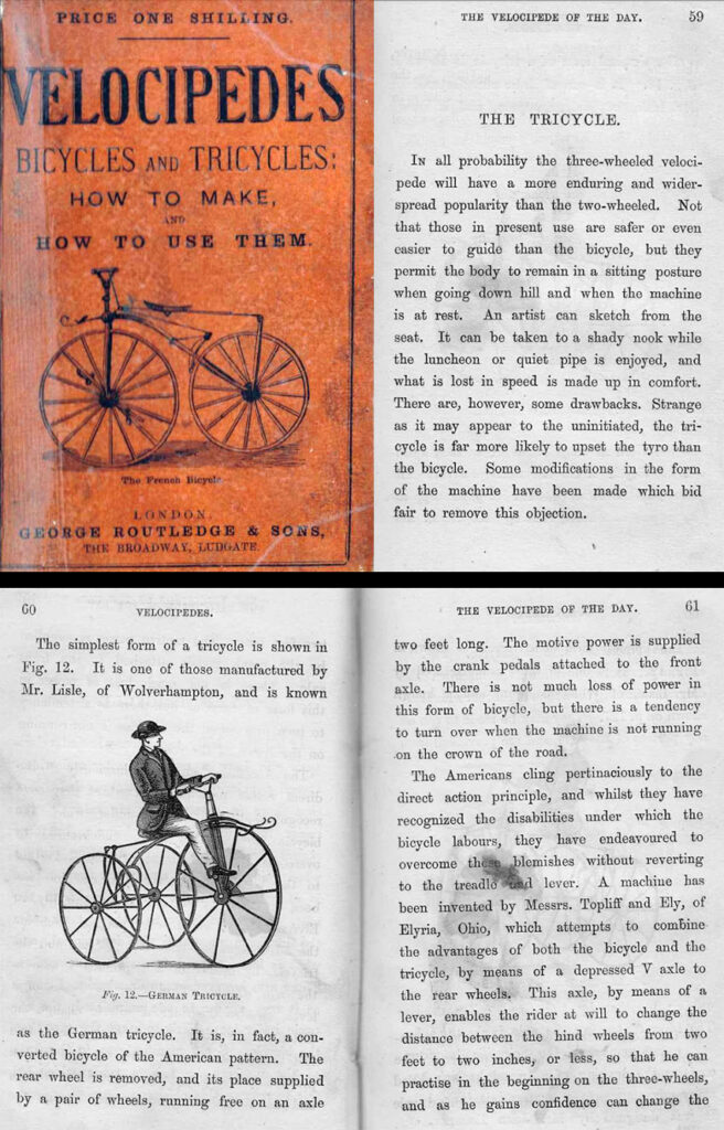 1870 Velocipede Boneshaker Tricycle – The Online Bicycle Museum