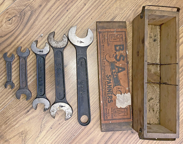 1920s BSA spanner set & Toolbox – The Online Bicycle Museum