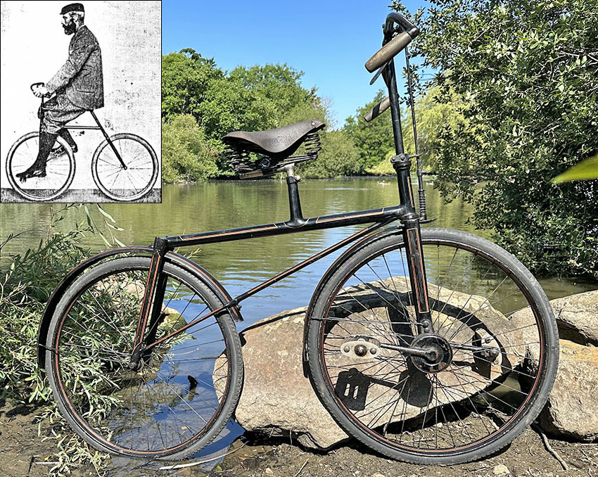 1895 Crypto Bantam No 3 Geared Ordinary (Alpha) – The Online Bicycle Museum