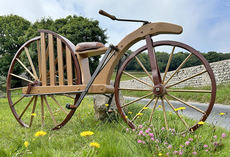 1845 Gavin Dalzell Bicycle (replica) – The Online Bicycle Museum