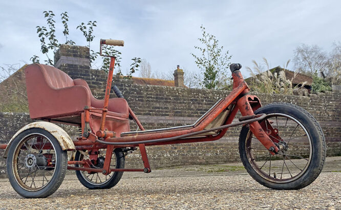 1950s Juvenile Invalid Tricycle with hand controls – The Online Bicycle ...