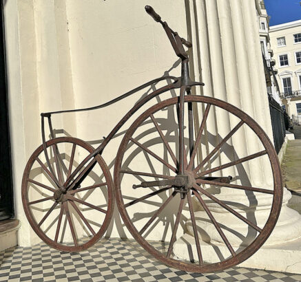 1869 English Velocipede with 'Star' steering head transfer – The Online ...