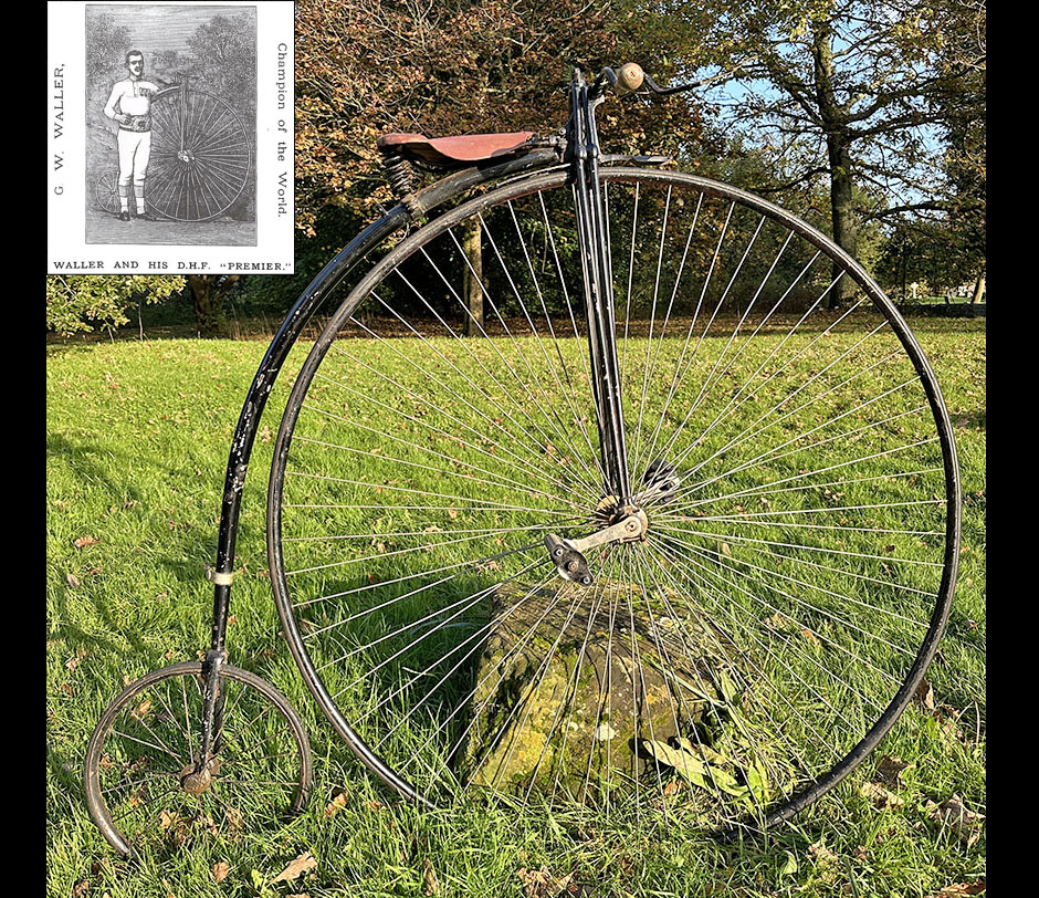 1884 Hillman Herbert Cooper PREMIER DHF – The Online Bicycle Museum
