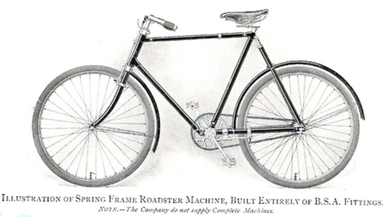 1907 BSA Gents' Springframe Roadster – The Online Bicycle Museum