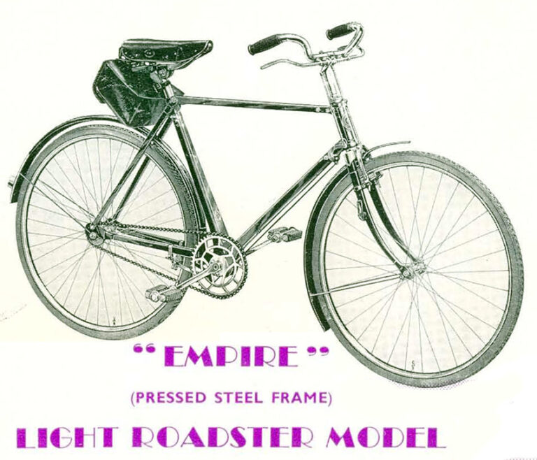 1936 New Rapid Empire Girder (Pressed Steel Frame) – The Online Bicycle ...