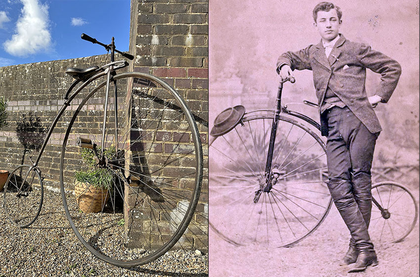 1873 Transitional Velocipede (Meyer?) – The Online Bicycle Museum