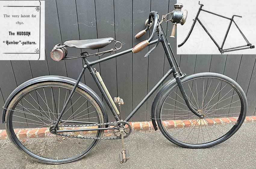 1894 'Hudson Humber Pattern' Safety with upward sloping top tube ...