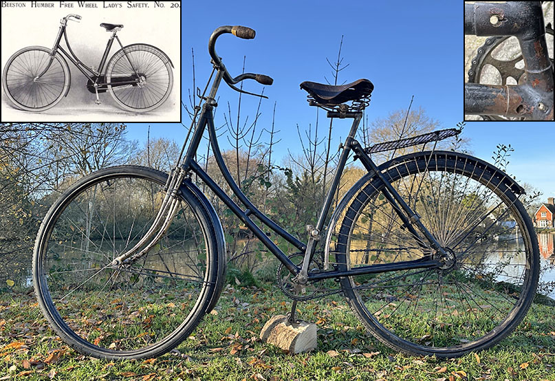 1899 Humber Demountable Lady's (Detachable Joints) – The Online Bicycle ...